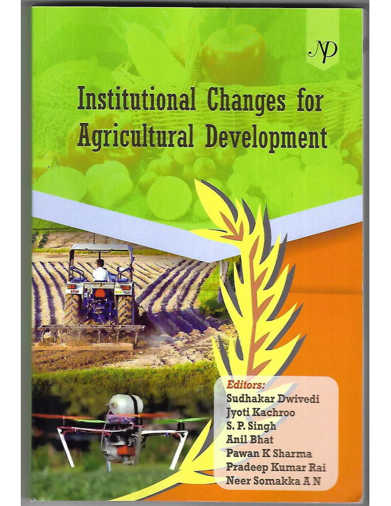 Institutional changes for agricultural development
