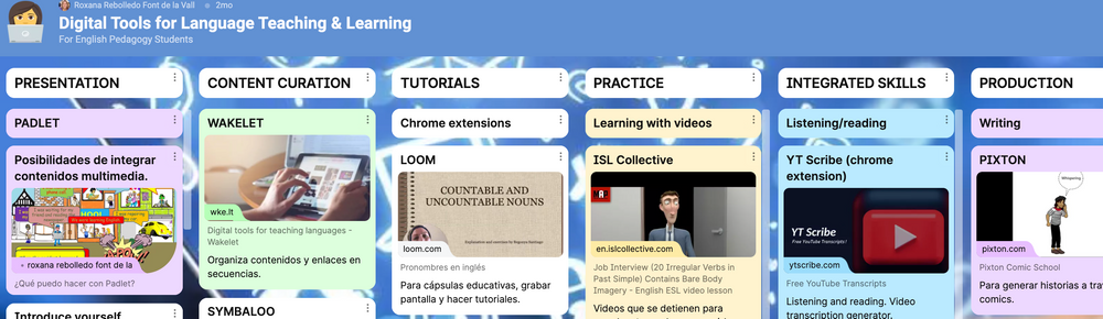 Digital Tools for Language Teaching & Learning