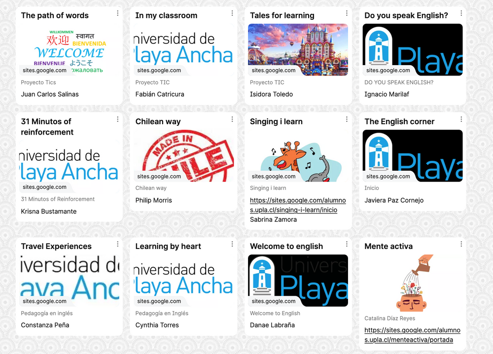 My students's ICT projects