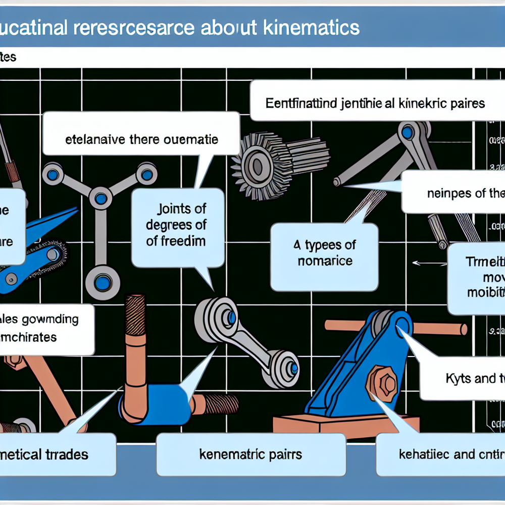 Glossary of Kinematic Concepts